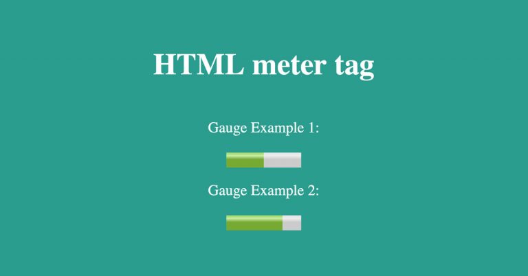 Best Practices for Using HTML5 Meter and Progress Elements